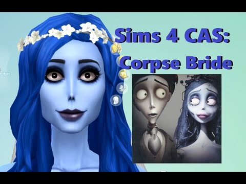 Sims 4 CAS: Corpse Bride | SimSkeleton - YouTube