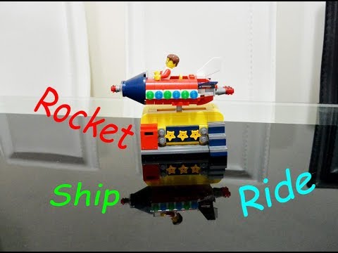Building the Rocket Ship Ride set from Lego ideas - YouTube