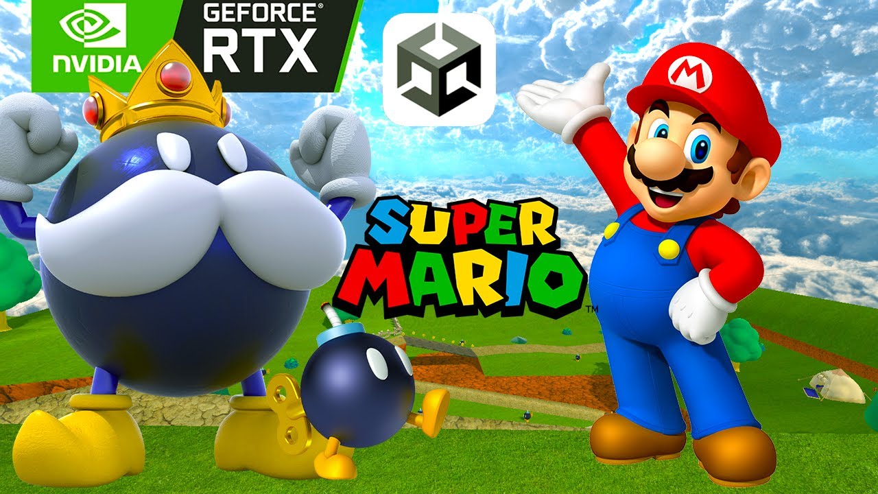 SUPER MARIO 64💥ON RTX - Hecho en UNITY 3D - Bob Omb Battlefield ...
