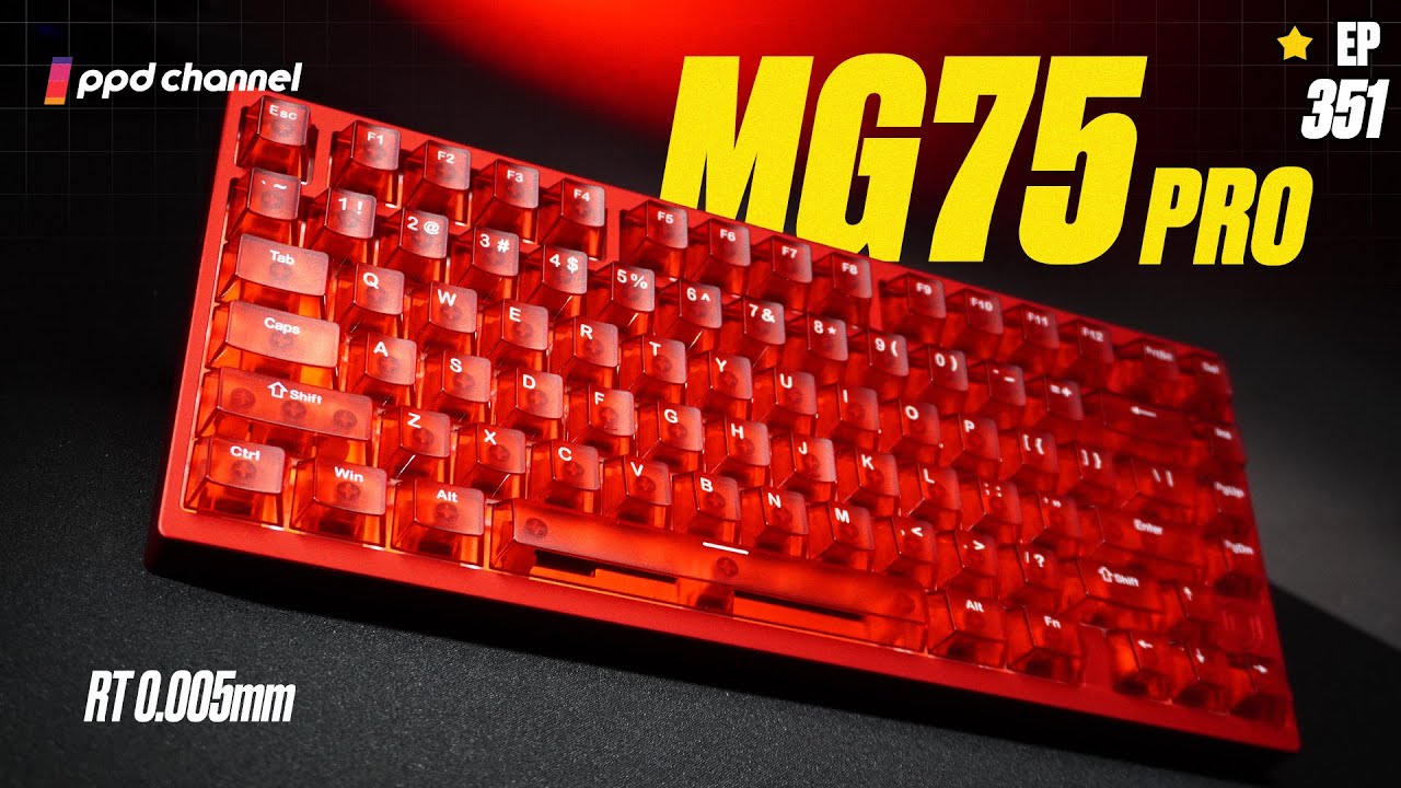 อลู 75% RT 0.005mm เกินไปป่าวพี่ : Irok MG75 Pro ⚡ - YouTube