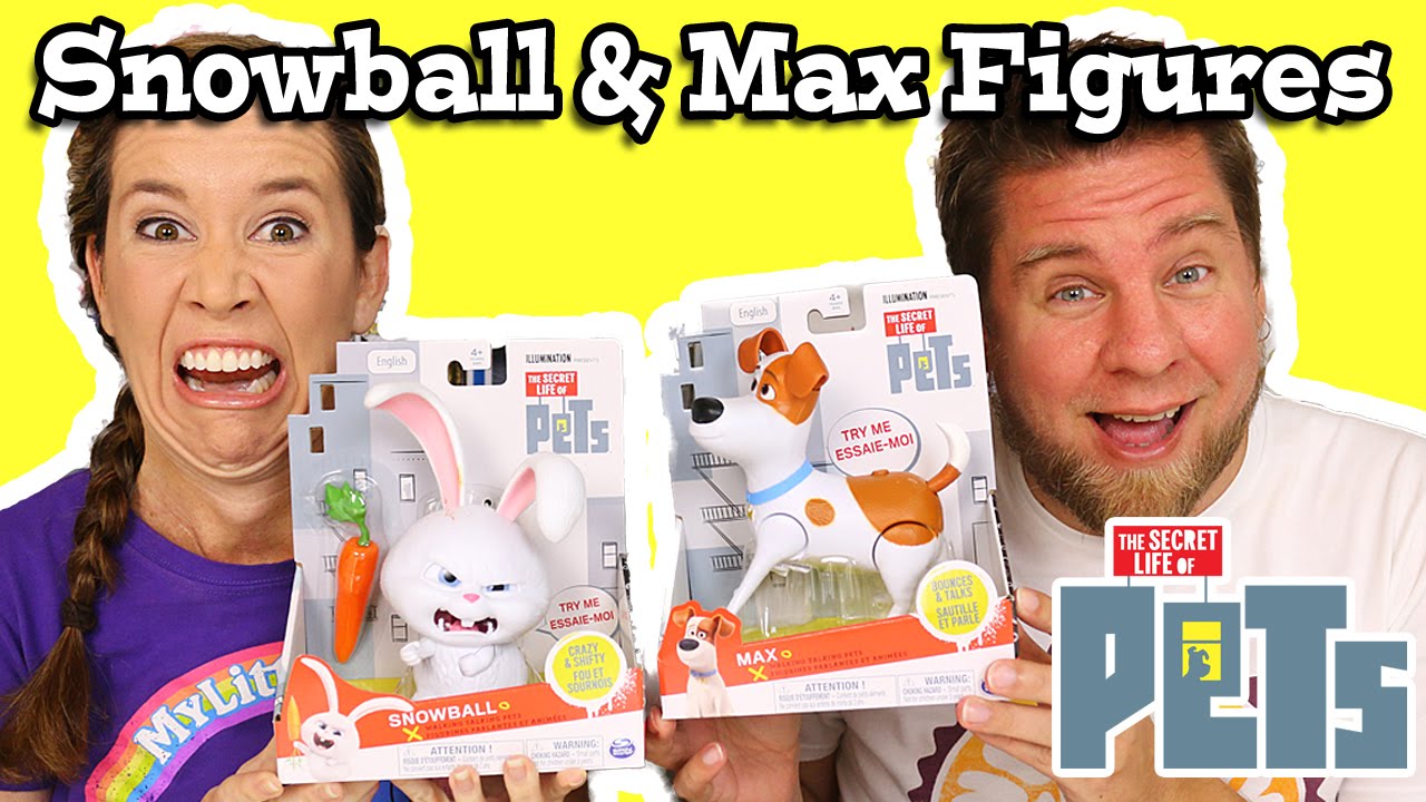 The Secret Lif Of Pets Snowball & Max Walking Talking Pets - YouTube