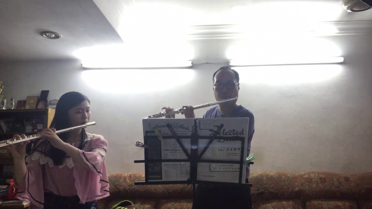 A trumpet march - flute duet - YouTube