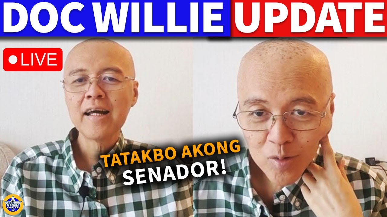 LIVE: Doc Willie Ong tatakbong SENADOR kahit may CANCER! | September 30 ...