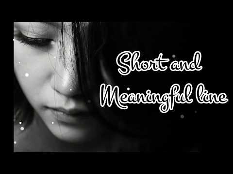 Short and Meaningful line | An eye with dust and.... | Sad Whatsapp Status | Sad Status |SBK Concept