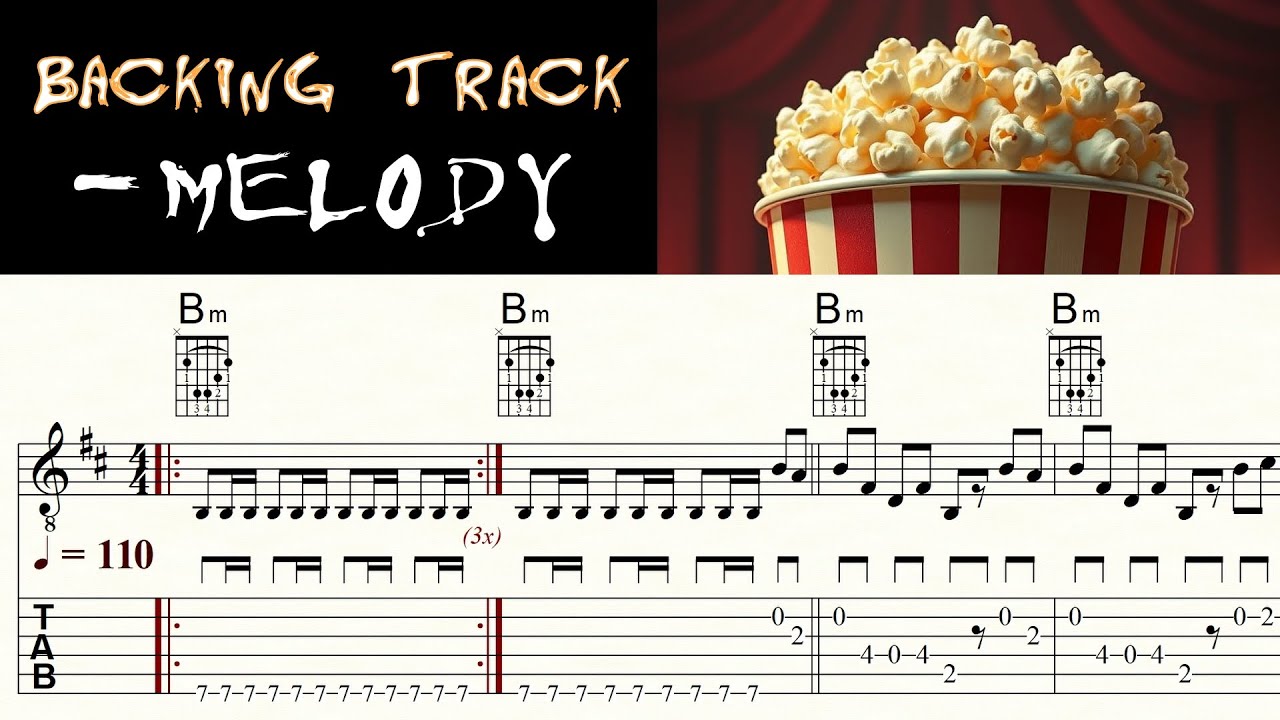 POPCORN | HOT BUTTER | GERSHON KINGSLEY | - Melody | Backing Track ...
