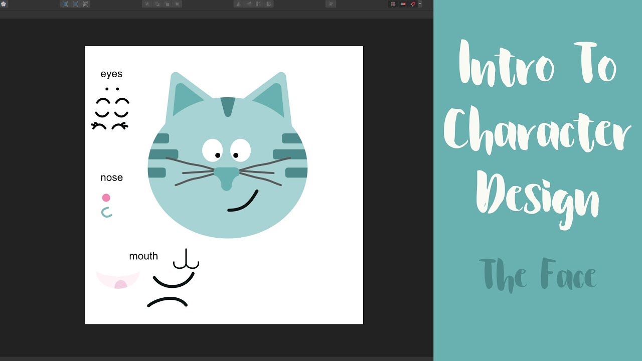 Intro To Character Design: The Face | Affinity Designer - YouTube
