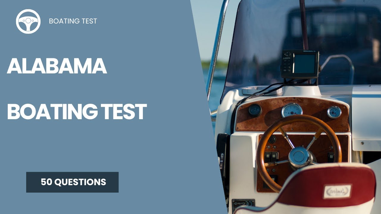Alabama Boating License Test - 50 Questions - YouTube
