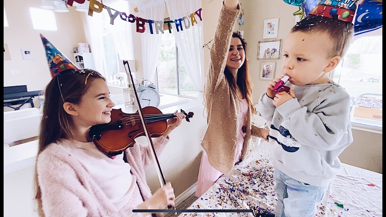 Happy Birthday 🥳 My Little Brother - Protsenko Family - Violin - YouTube
