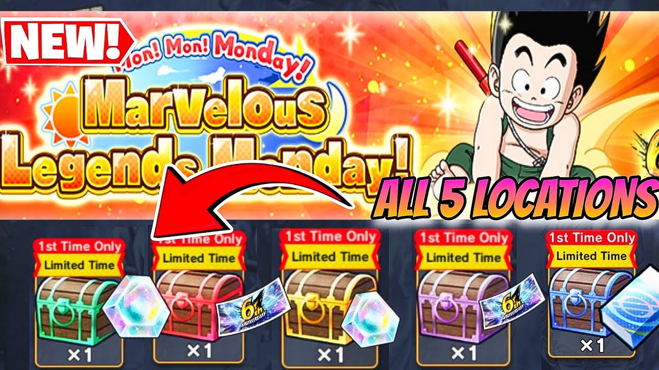 TODAY! Marvelous Legends Monday Secret Treasure Chests Locations 🤩 ...