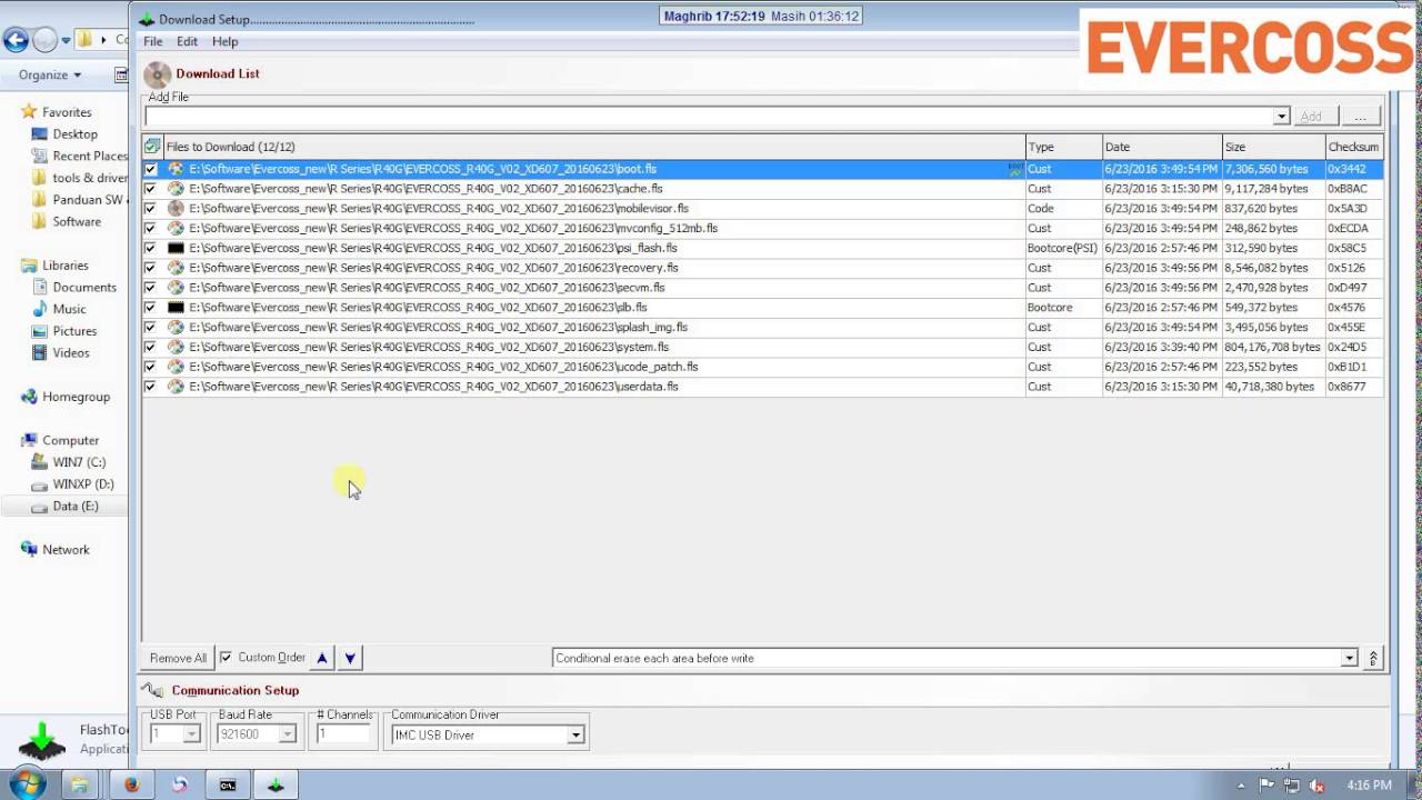 Panduan Flashing Software Intel R40G Evercoss - YouTube