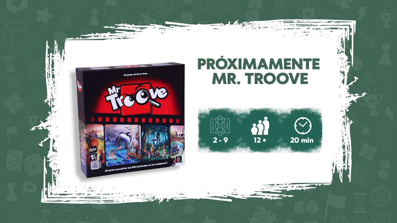 Próximamente Mr. Troove 🎬🎞 (Diciembre 2022 - Juego de Mesa de Gigamic) - YouTube