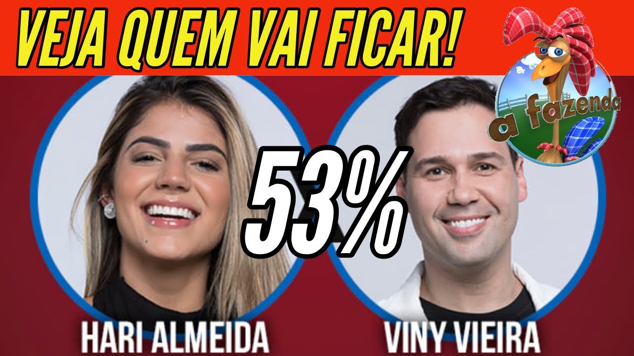 A Fazenda 11: ENQUETE define quem deve ficar entre Hariany e Viny - YouTube