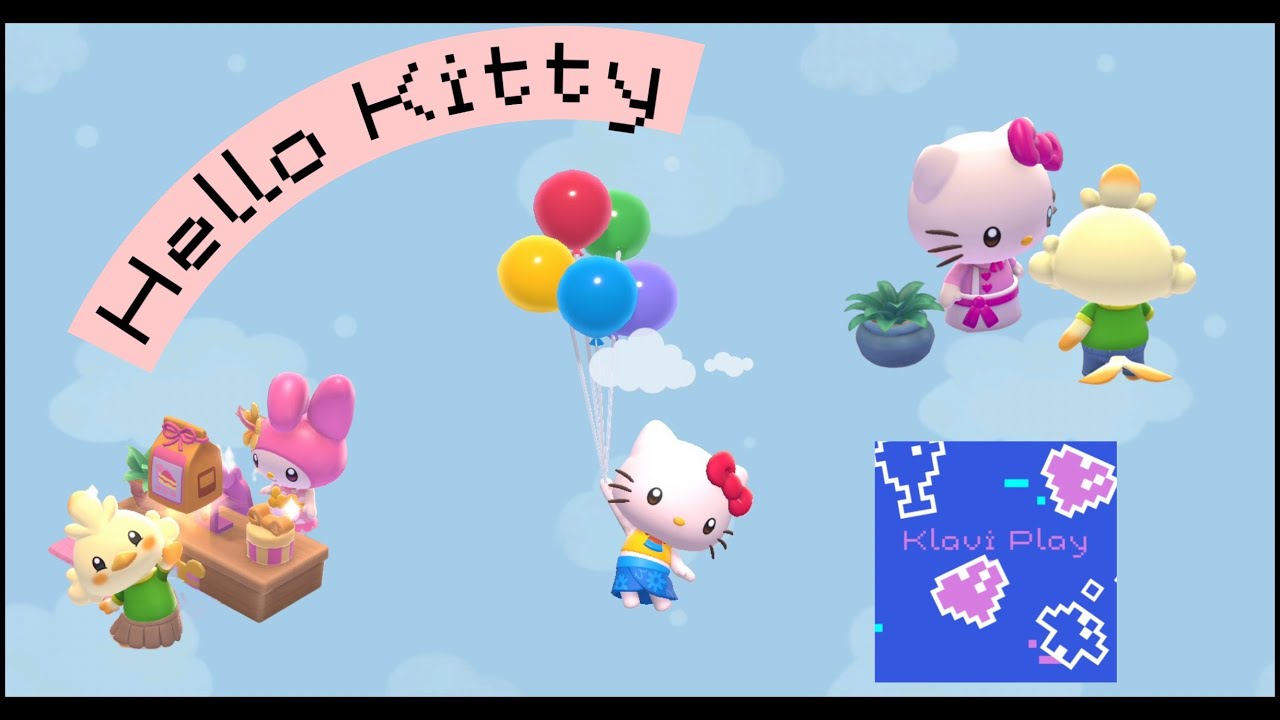 Hello Kitty. Let's start the game. Начинаем игру. - YouTube