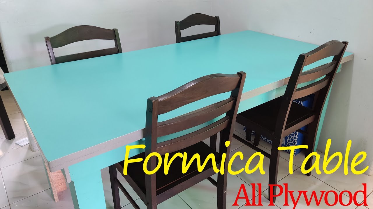 Formica All Plywood Table - YouTube