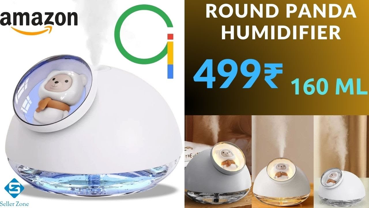 How to use Humidifier? | Round Panda Humidifier| 499 ₹| 160 ML ...