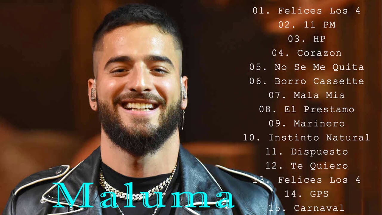Top 20 Maluma Éxitos Sus Mejores Romanticás Maluma Grandes Éxitos ...
