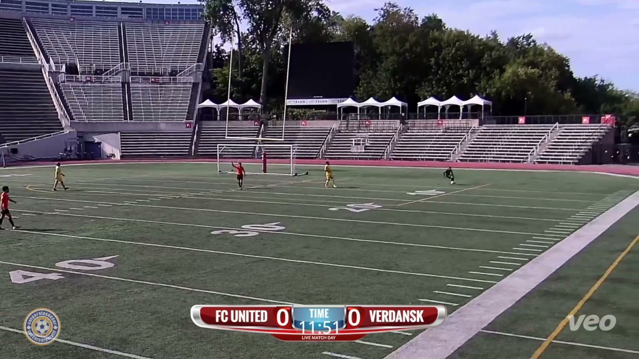 Premiership: FC United vs Verdansk FC - YouTube