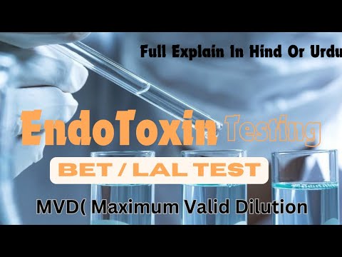 MVD calculation and it's Dilutions ( Full Explain of Endotoxin Testing ...