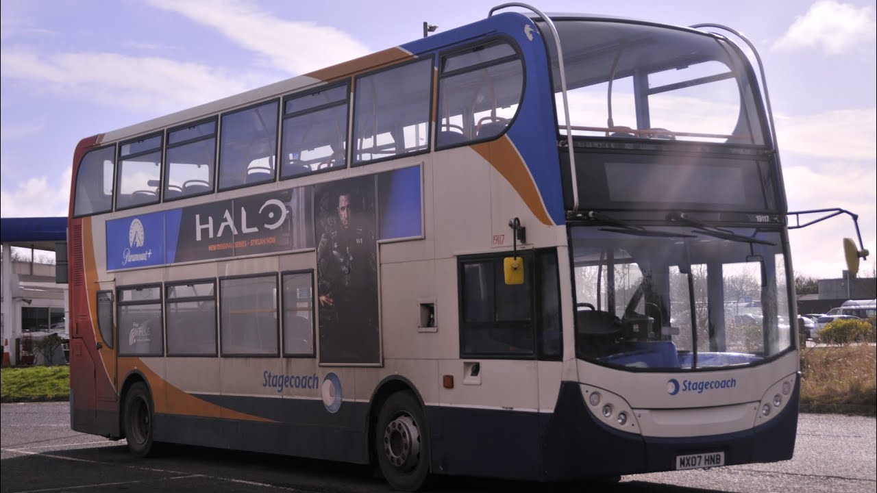 Stagecoach East Midlands 19117 MX07 HNB (Trident Engined E400) - YouTube