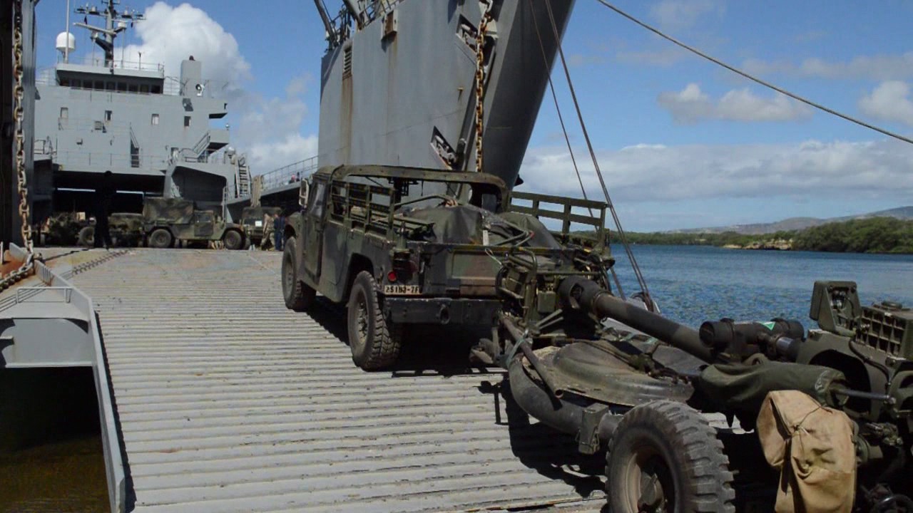 USAV Lt. General William B. Bunker (LSV-4) Outload - YouTube