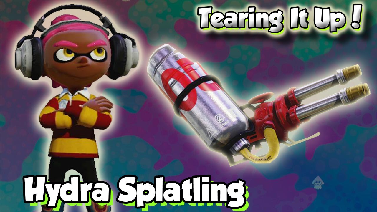 Splatoon Multiplayer - Tearing It Up W/ Hydra Splatling (Statue with ...