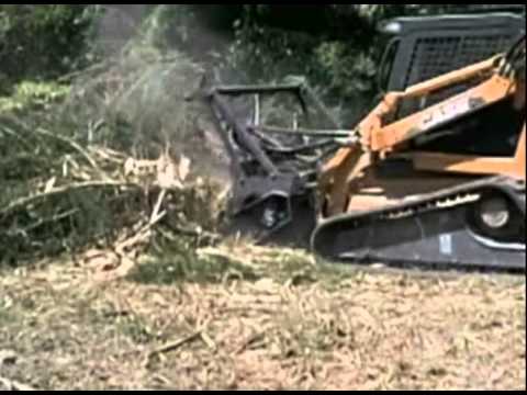fence line clearing - YouTube