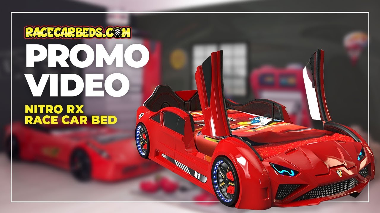 NITRO RX Race Car Bed Promo Video - YouTube