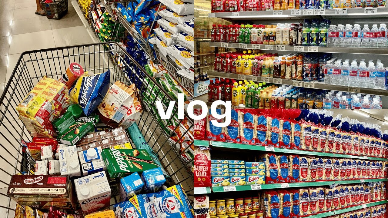 GROCERY VLOG PH 🥕 realistic grocery shopping, monthly essentials, life ...