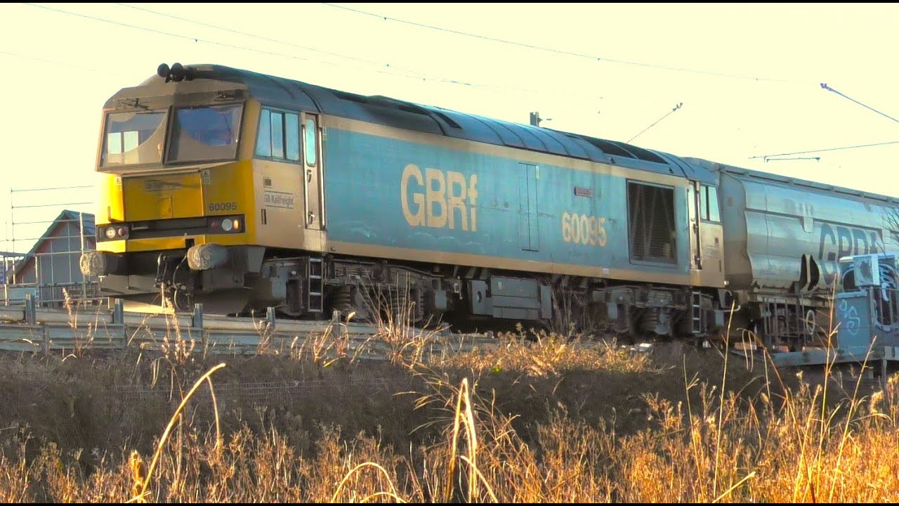 GBRf Class 60 No. 60095 Passing Through South Tyneside - 2nd Jan 2025 ...