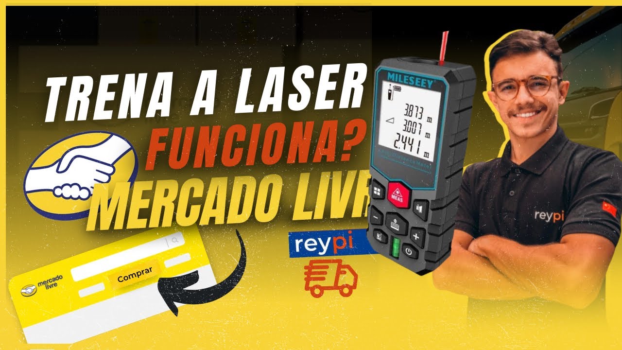 Trena a laser (digital) funciona? Fizemos o teste da trena a laser 40m ...