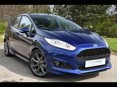 Used Ford Fiesta 1.0 EcoBoost 125 ST-Line 5dr Deep Impact Blue 2016 ...