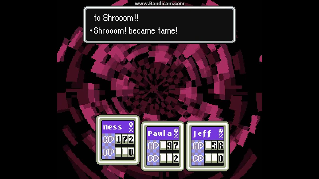 Earthbound Low Level Game (Boss 15: Shrooom!) - YouTube
