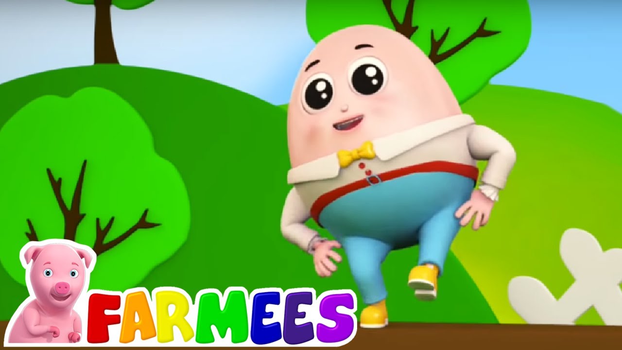 Humpty dumpty duvara oturdu | çocuklar için şarkılar | Farmees Türkçe ...