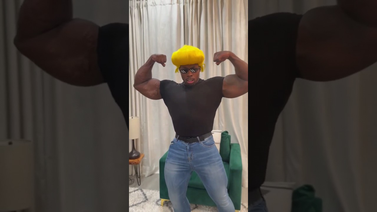 Big Groove Cosplay As Johnny Bravo #funny #biggroove #johnnybravo # ...