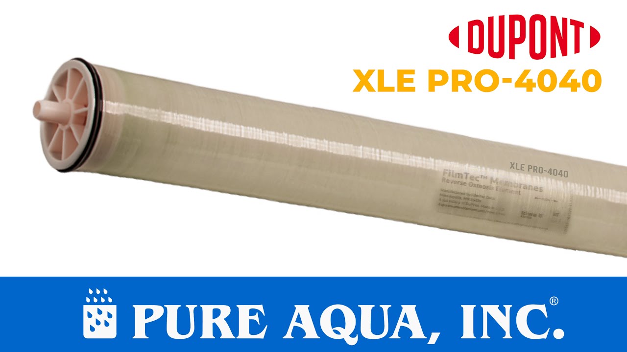 DuPont XLE PRO-4040 Membrane | www.pureaqua.com - YouTube