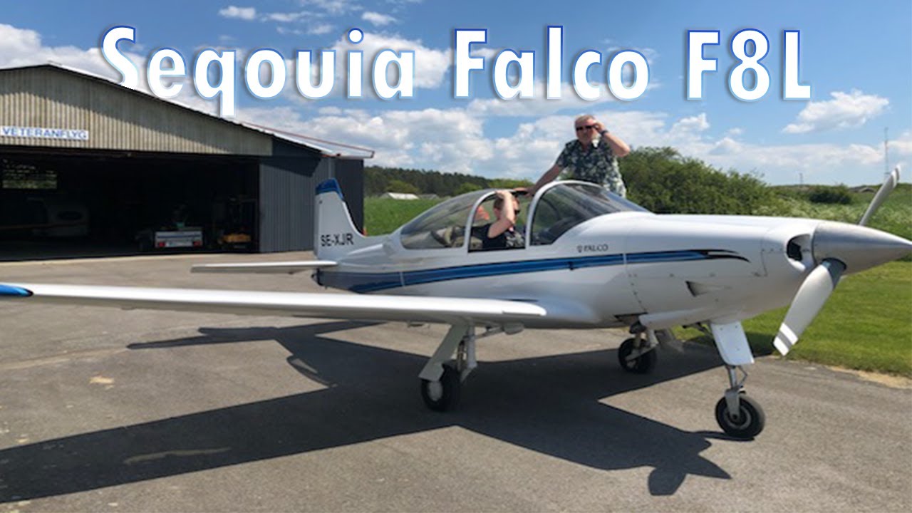Stall and sharp turns in 160hp Sequoia Falco F8L - YouTube