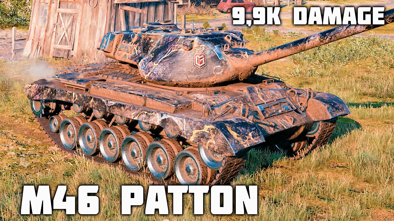 M46 Patton WoT – 6Kills, 9,9K Damage - YouTube