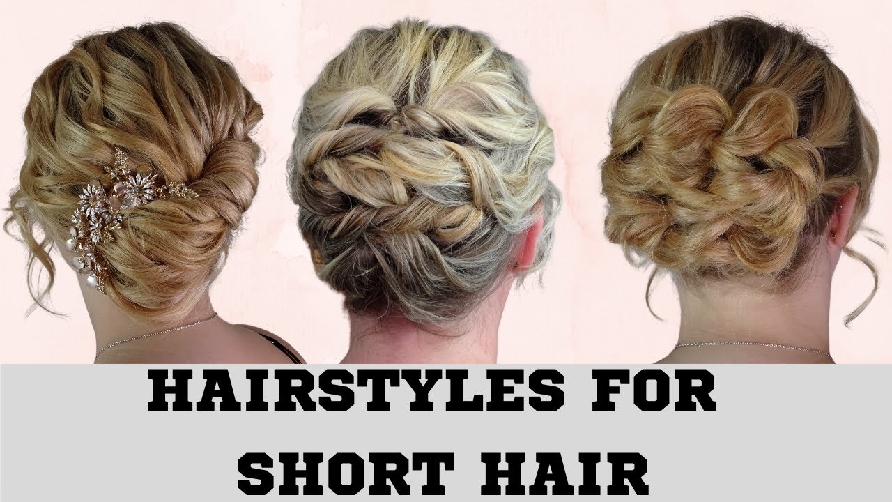 Easy Short Hair Updos Step Step