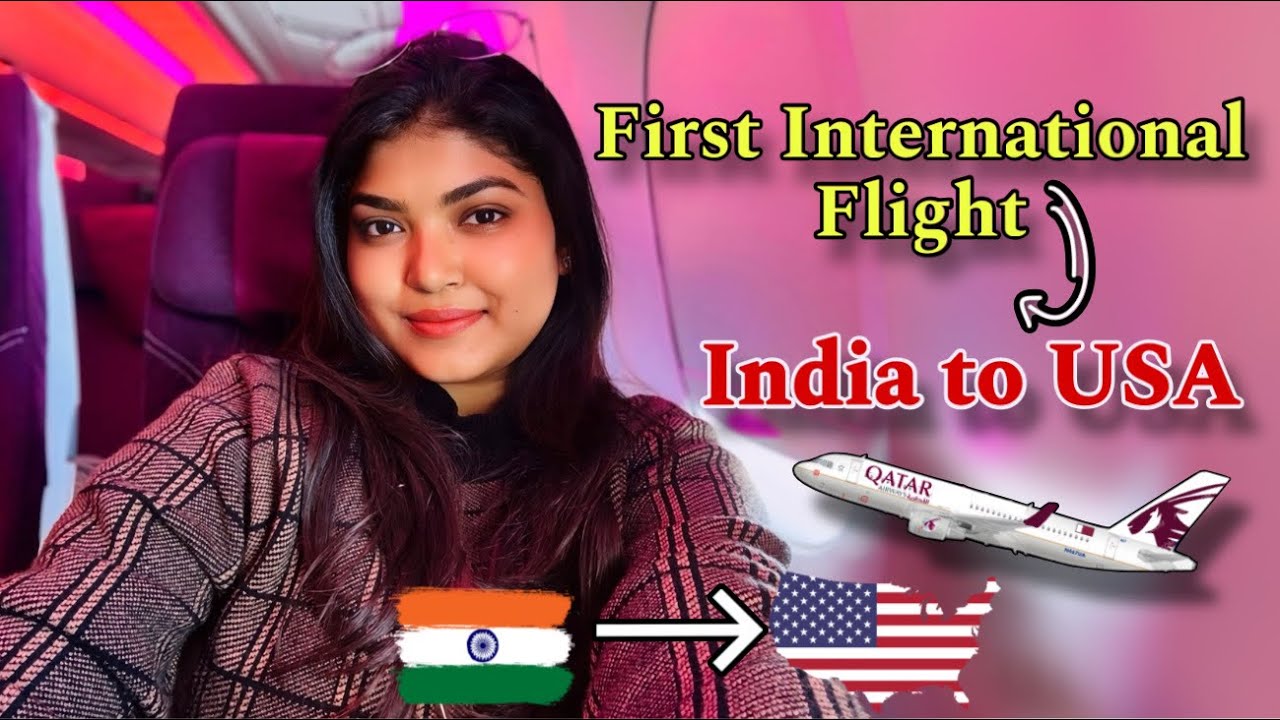 My First International Flight Experience 🤩 || India to USA, Vlog #089 ...