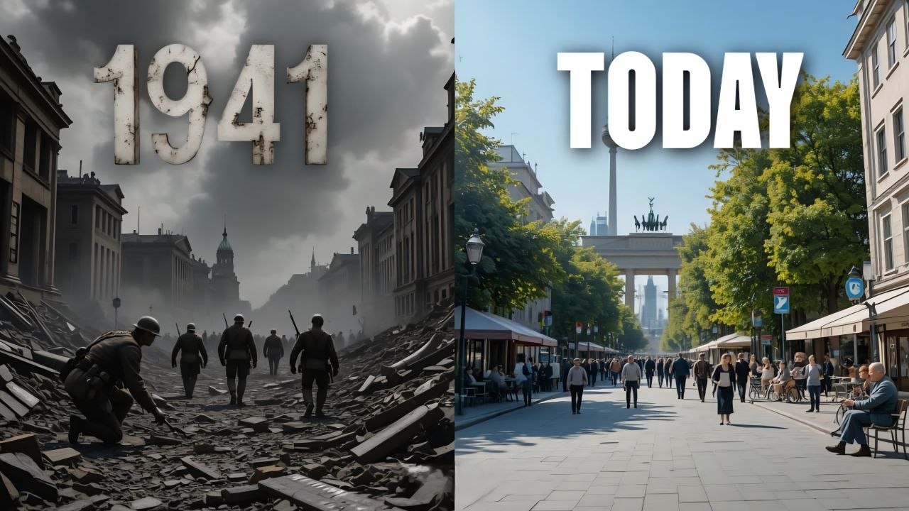 Berlin 1941 vs Today - the whole history of Germany - YouTube