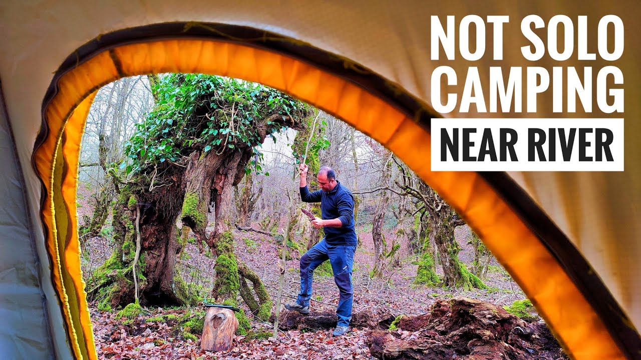 Camping Near Waterfall & River - Really Relaxing Sounds & Sceneries ...