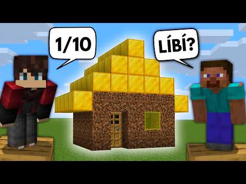 Hodnotím VAŠE STAVBY v Minecraftu...