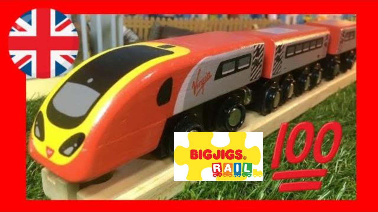 Bigjigs Rail Virgin Trains Pendolino in motion BJT461 (03519) - YouTube