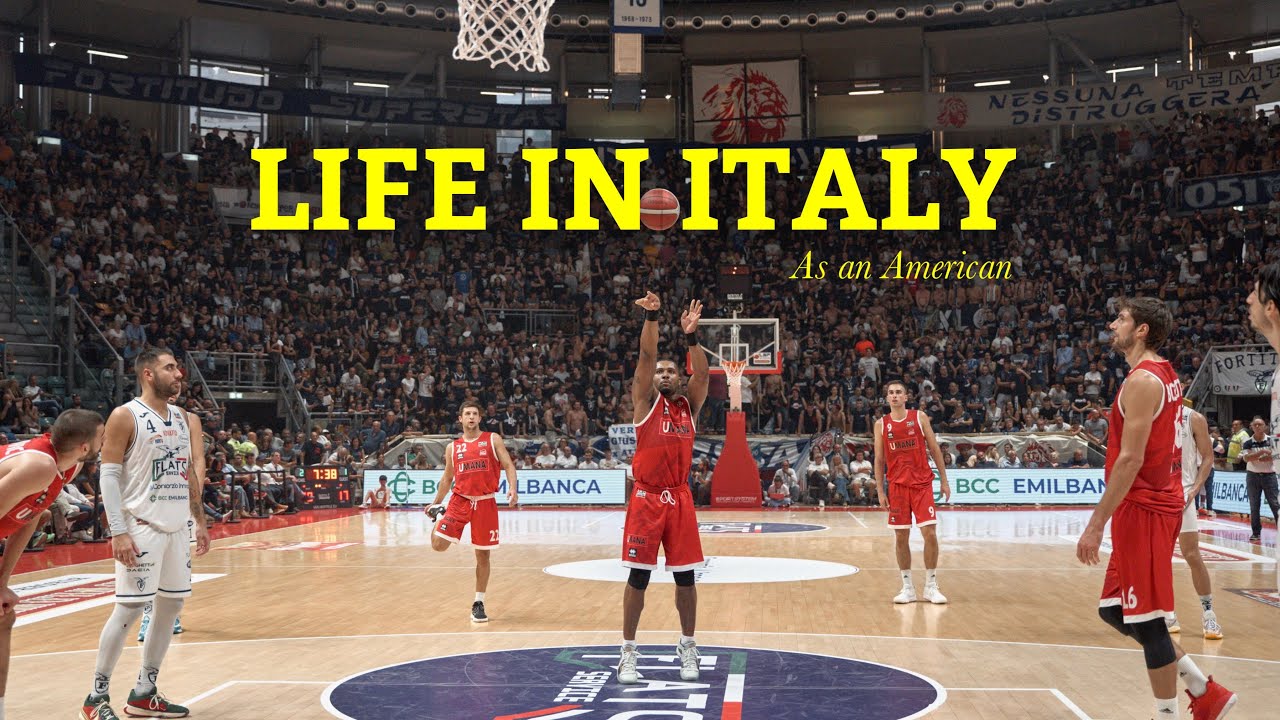 AMERICAN LIVING IN ITALY PLAYING PROFESSIONAL BASKETBALL VLOG - YouTube