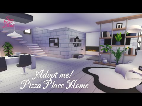 Simple Classic apartment in Pizza Place 🍕 home | Adopt me! | Speed build
