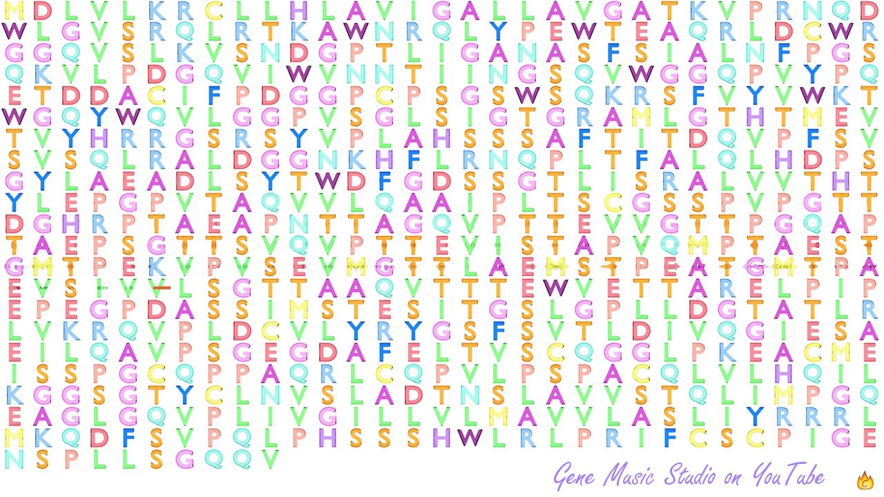 Gene Music using Protein Sequence of PMEL "PREMELANOSOME PROTEIN" - YouTube