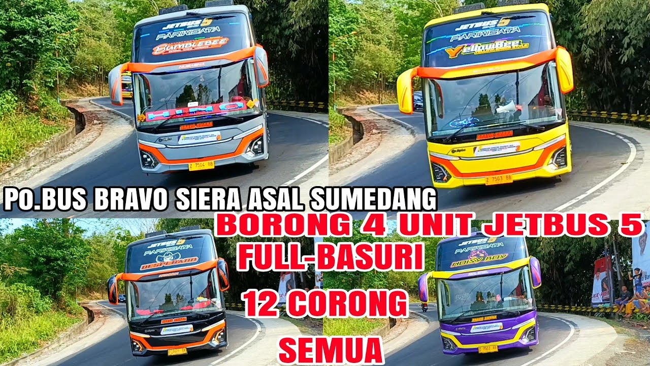 Po Bus Asal Kota Sumedang BRAVO SIERA Borong 4 Unit Jetbus 5 +Full Nada ...