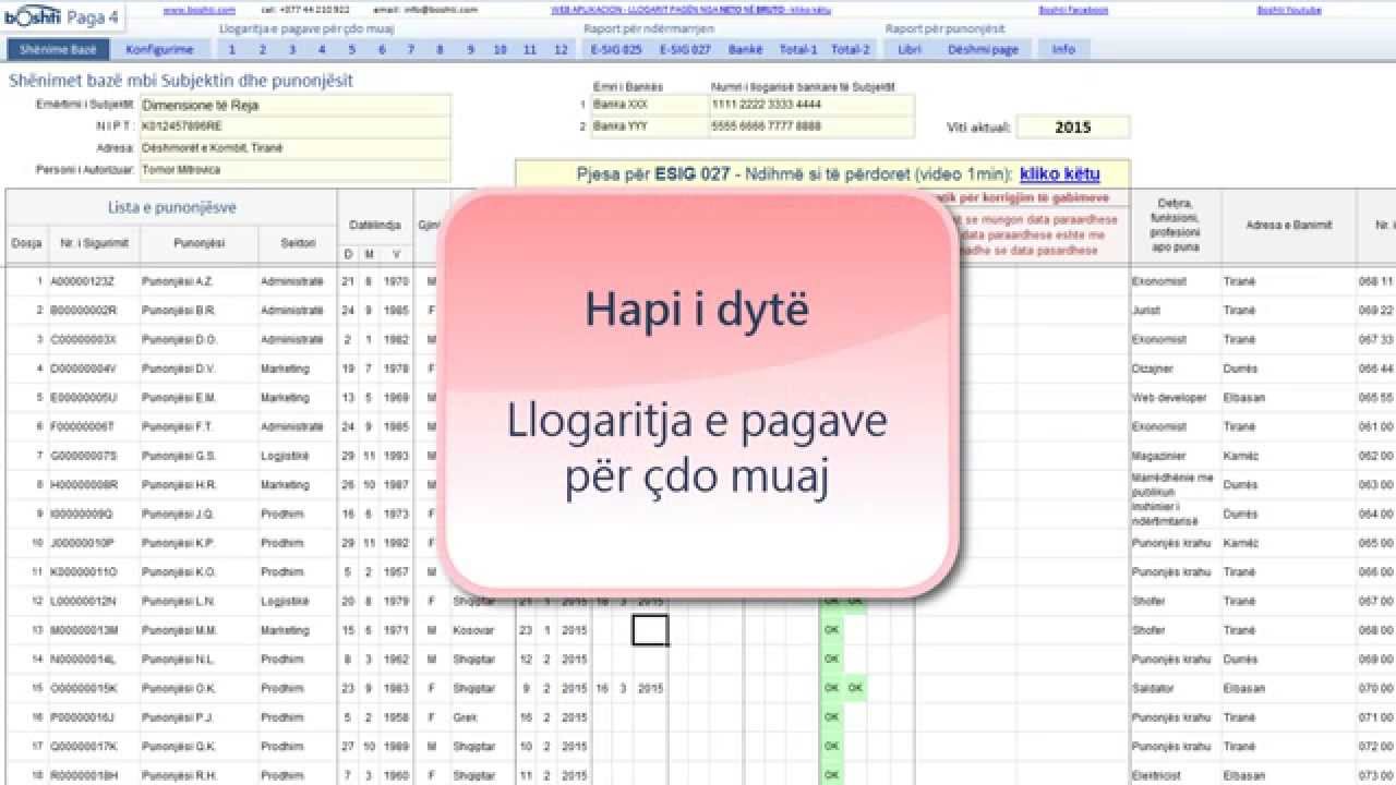 Boshti Paga 4 - Program per paga - Prezantim si te perdoret - YouTube