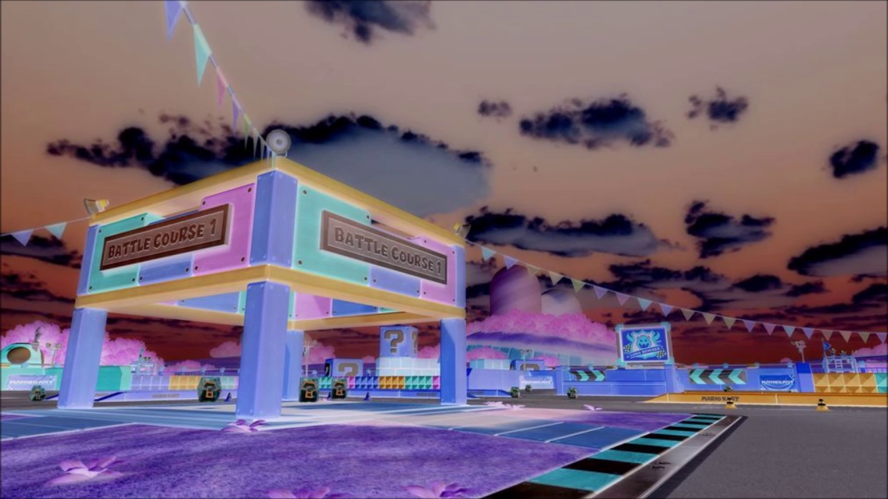 SNES Battle Course 1 (G Major) - Mario Kart 8 Deluxe Music - YouTube