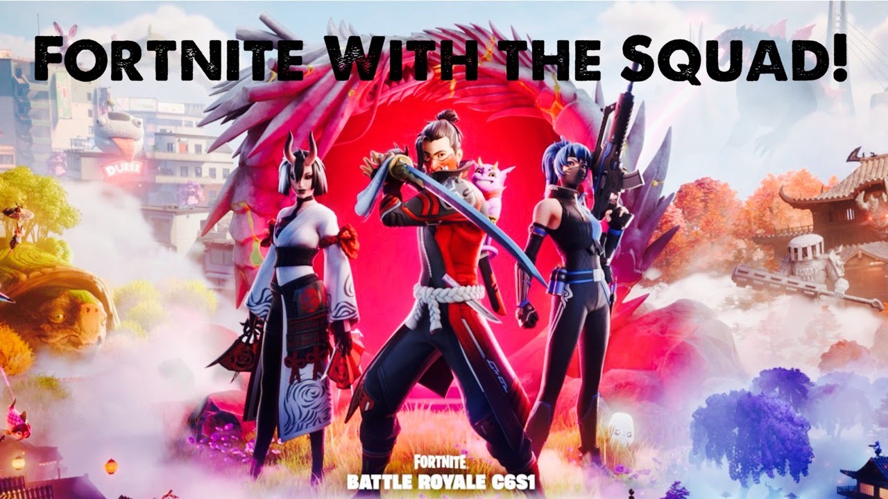 🔴 The Squad is Back Together! Fortnite Squads Live! | Fortnite Battle ...